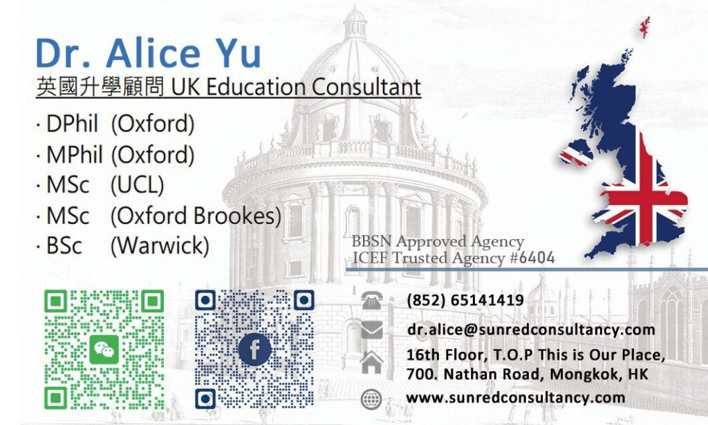 Alice Yu – Sun Red Consultancy